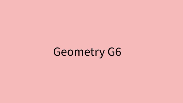 Geometry G6