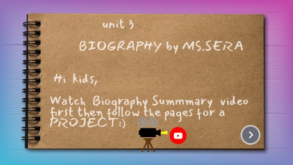 Project - Biography | Genially