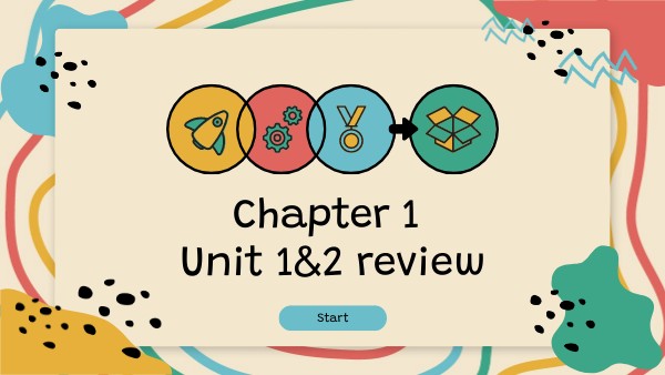 Chapter 1 Unit 1&2 Review