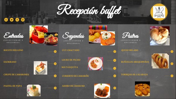 Catering recepción buffet | Genially