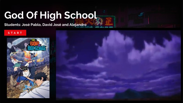 Presentación De God of High School | Genially
