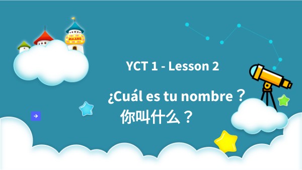 YCT 1 - Lesson 2 | Genially