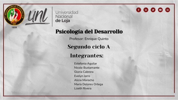 Dominios y periodos del desarrollo