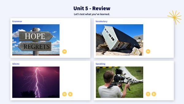 Unit 5 - Review | Genially