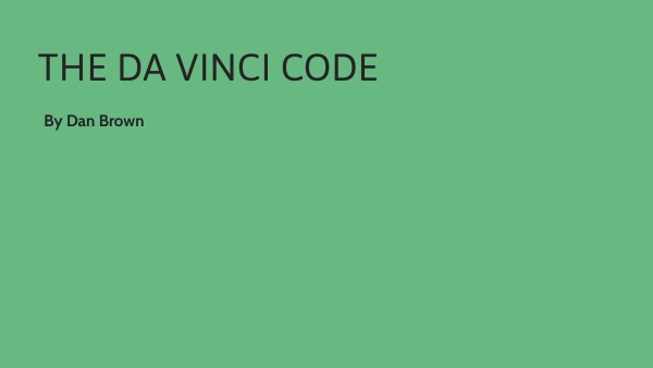 BASIC DARK PRESENTATION