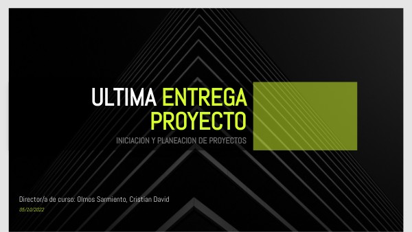 SEGUNDA ENTREGA PROYECTO | Genially