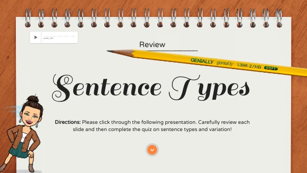 Sentence Types Review