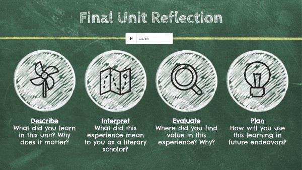 Summer School Unit Reflection