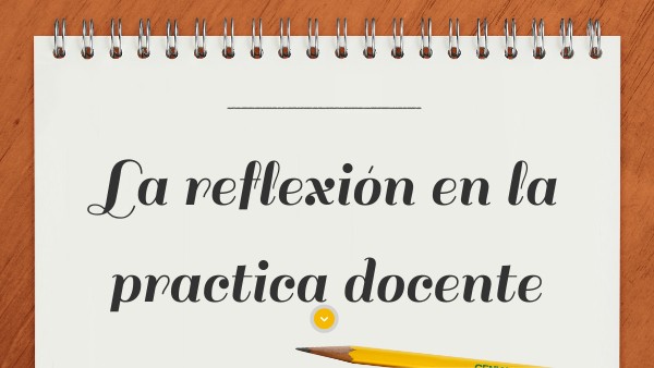 La reflexión en la practica docente | Genially