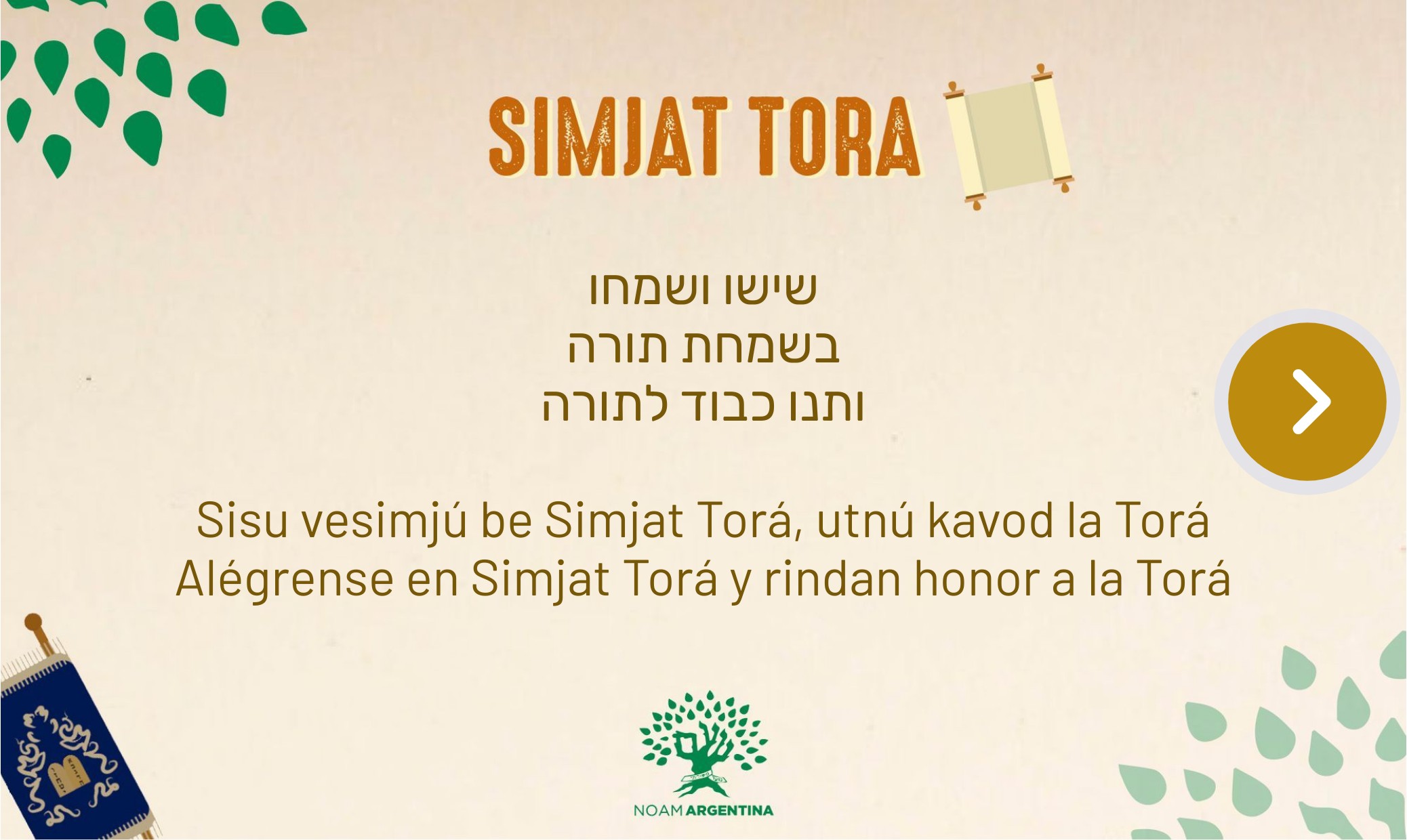 Simjat Tora NOAM