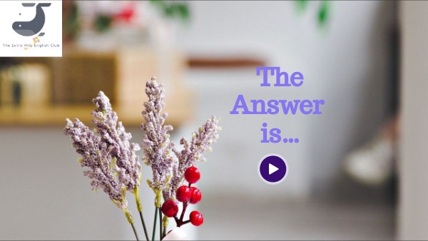 Picture of the day - The Extra Mile English Club