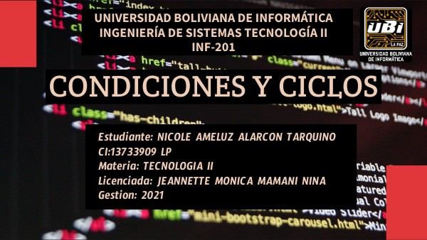 PRACTICA3 CONDICIONES Y CICLOS | Genially