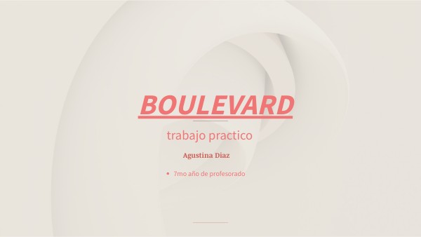 boulevard