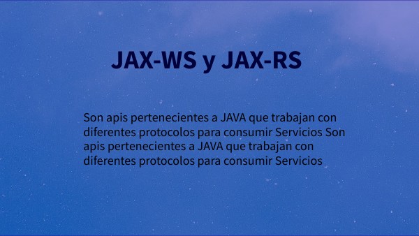 JAX-RS y WS | Genially