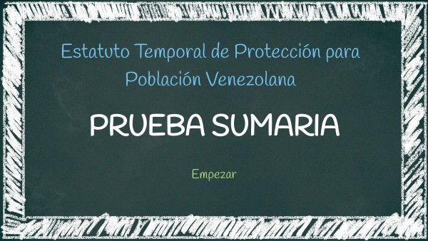 Prueba Sumaria