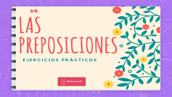 PREPOSICIONES. | Genially
