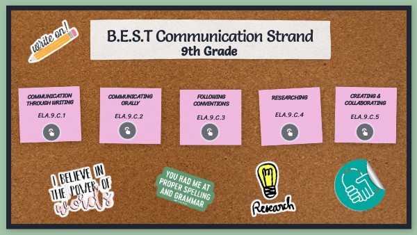9-12 Grade Communication Benchmarks