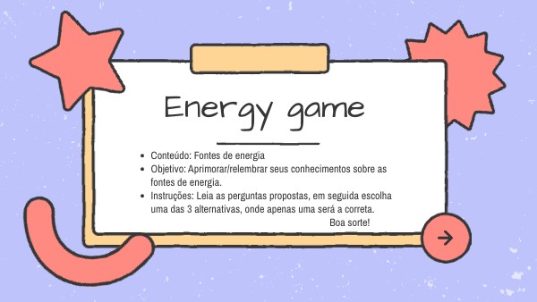 ENERGY GAME | Genially