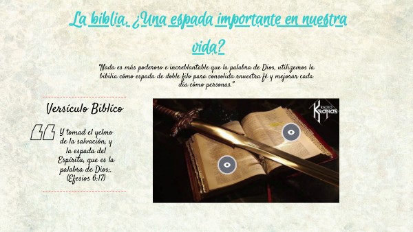 La Biblia como espada