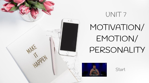 UNIT 7 AP Psychology (Module 8) | Genially