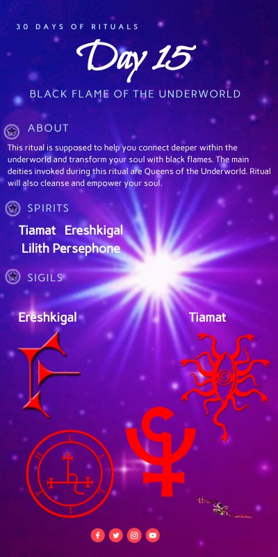 30 DAYS OF RITUALS day 15