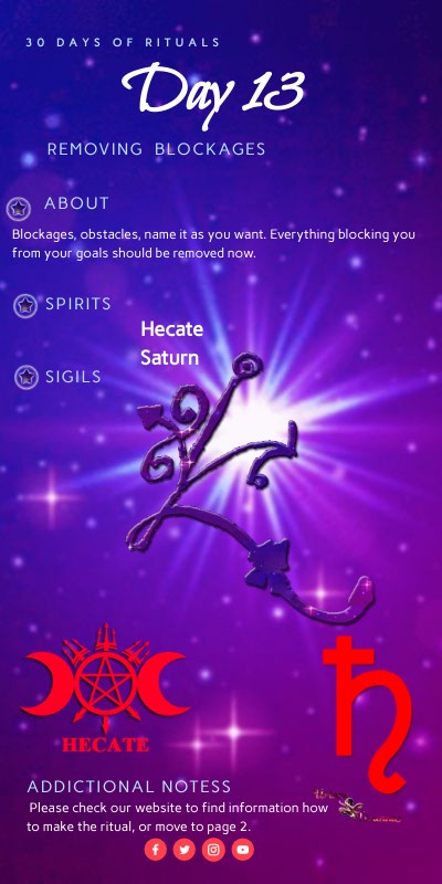 30 DAYS OF RITUALS day 13