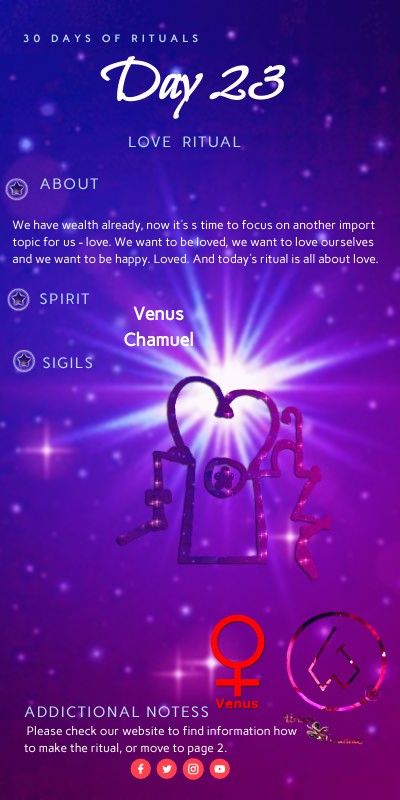 30 DAYS OF RITUALS day 23 | Genially