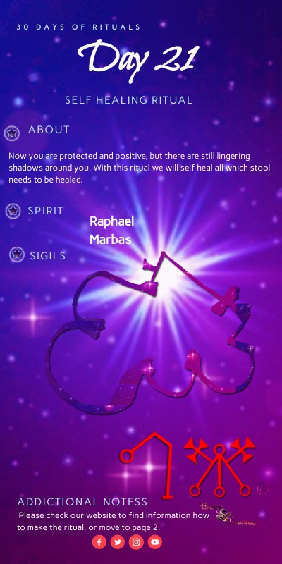 30 DAYS OF RITUALS day 21