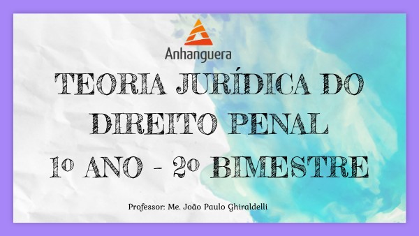 Aula Drto Penal Ano1, 2ºB | Genially