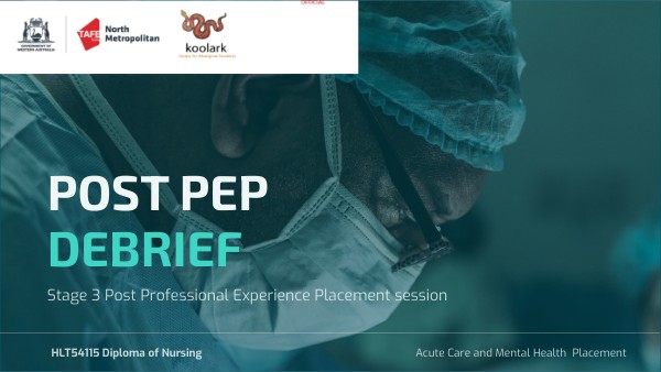 HLT54115 Stage 3 Post PEP | Genially