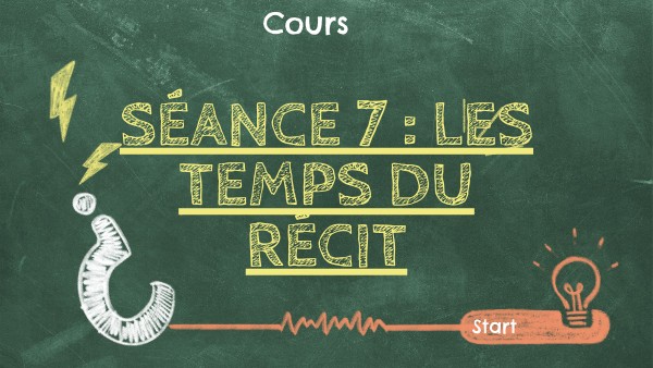 Séance 7 les temps du récit