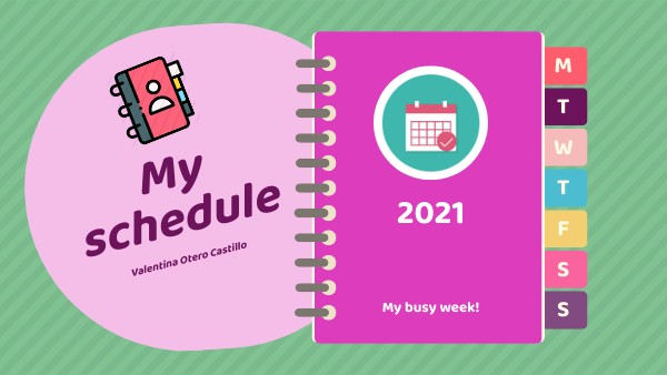 My Schedule/Timetable | Genially