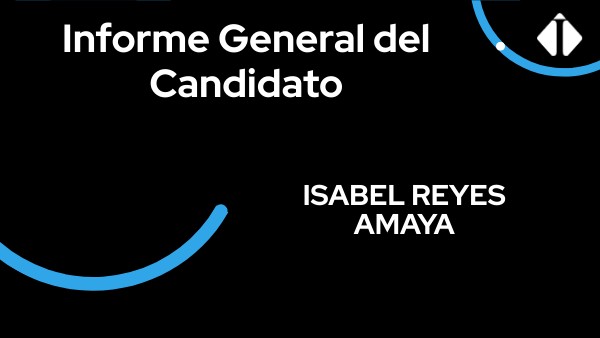 PERFIL - MARIA ISABEL REYES AMAYA