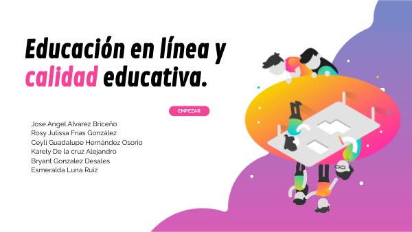 La calidad en la educación a distancia continua. | Genially