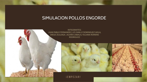 SIMULACION POLLO ENGORDE | Genially