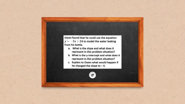 Slope and Intercept Form Task Cards