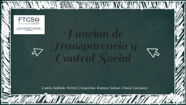 Transparencia y control social | Genially