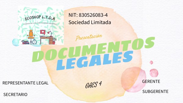 Cartilla Documentos Legales | Genially