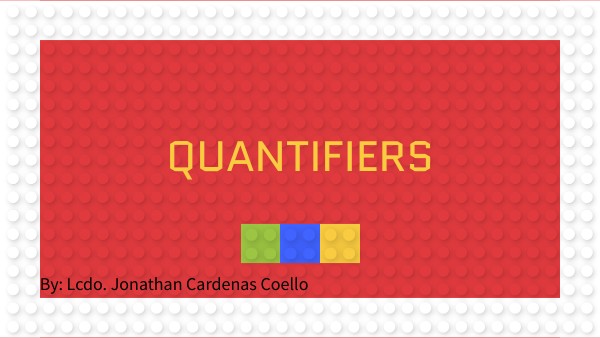 QUANTIFIERS | Genially