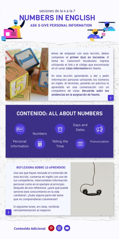 Numbers in English | Genially