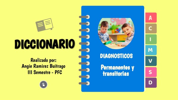Diccionario de diagnósticos | Genially