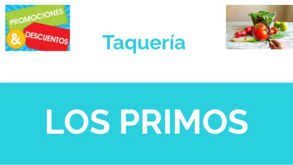 Banner taquería los primos | Genially