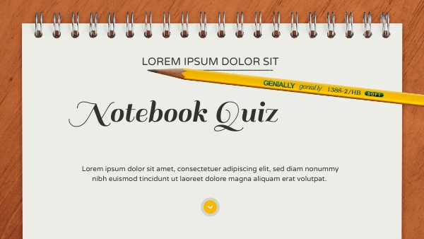 NOTEBOOK QUIZ | Genially