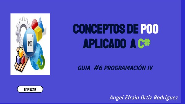 Conceptos de POO aplicados | Genially