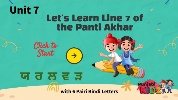 Unit 7 - Gurmukhi Akhar