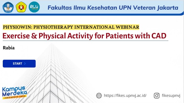 Exercise and Physical Activity for Patients with CAD | Genially