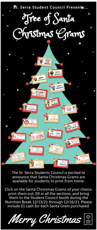 TREE OF SANTA CHRISTMAS GRAMS | Genially