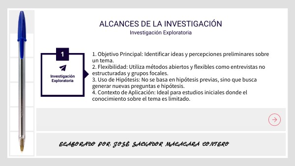 Diagrama Alcances de la Investigación | Genially