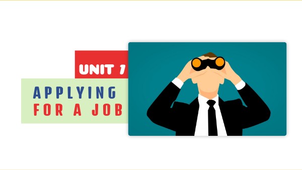 CHAPTER I Applying For A Job | Genially