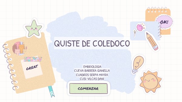 QUIZ QUISTE DE COLÉDOCO | Genially